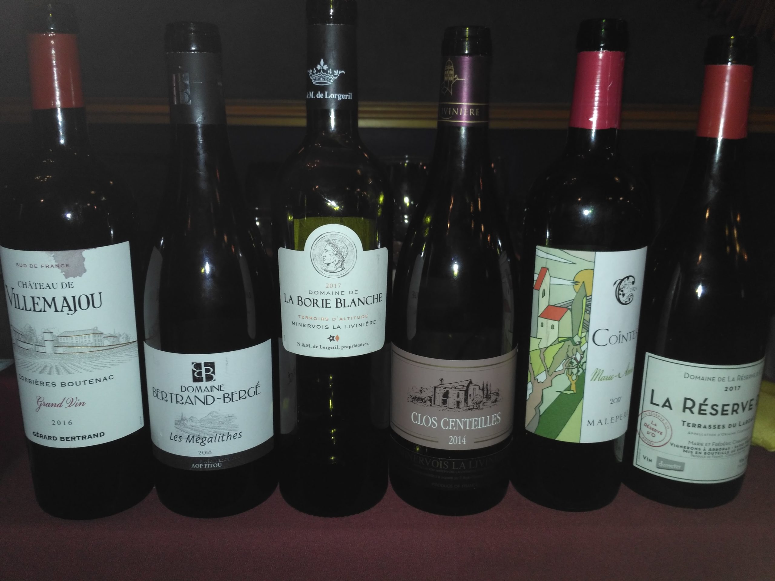 Commentaires de dégustation Languedoc rouges 20 novembre 2021 | Winestory